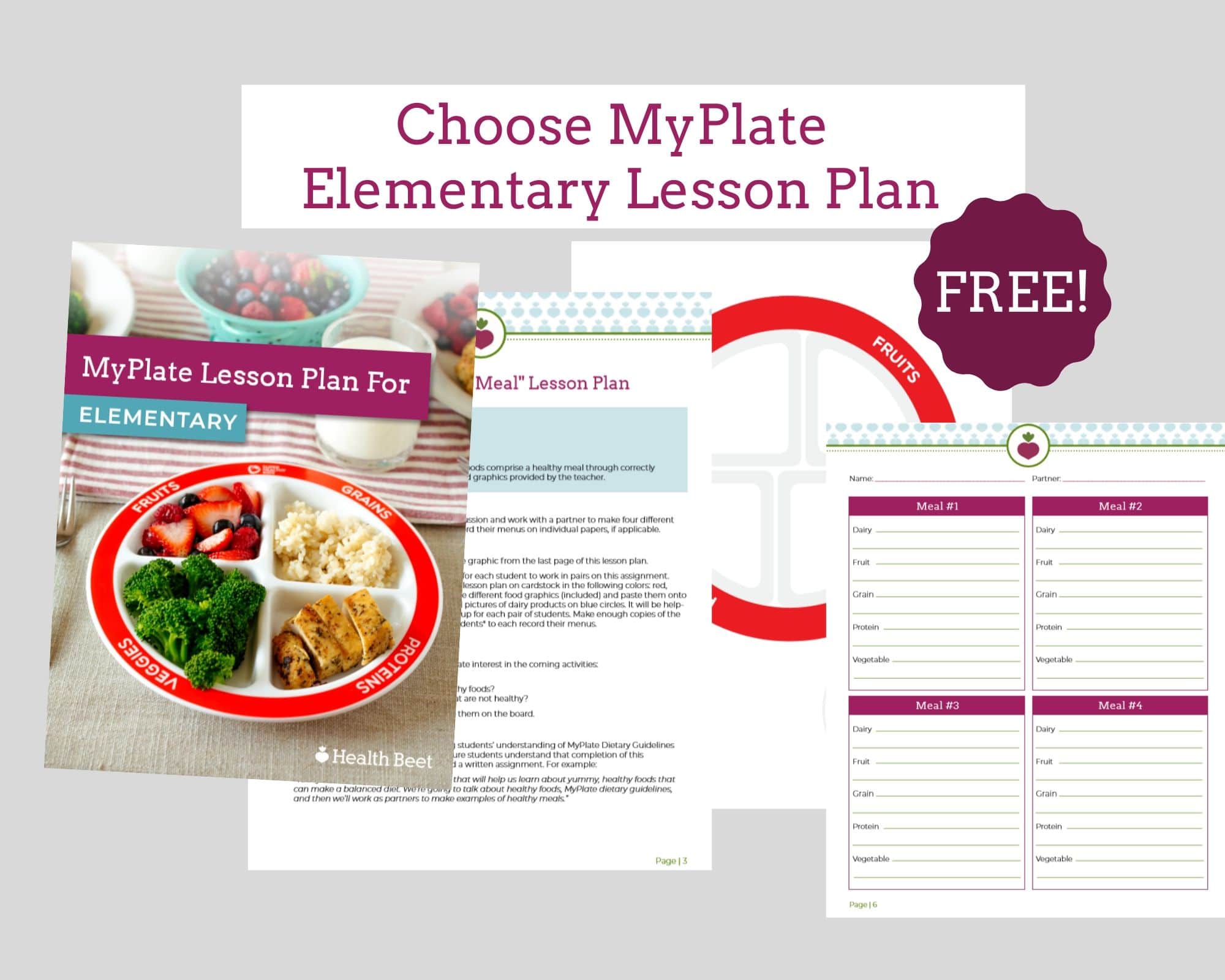 Go, Slow, Woah (Nutrition Activity for Kids) - Health Beet