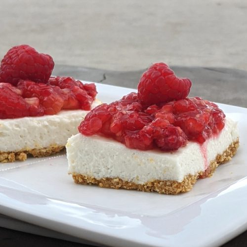 Low Calorie No-Bake Raspberry Cheesecake - Health Beet
