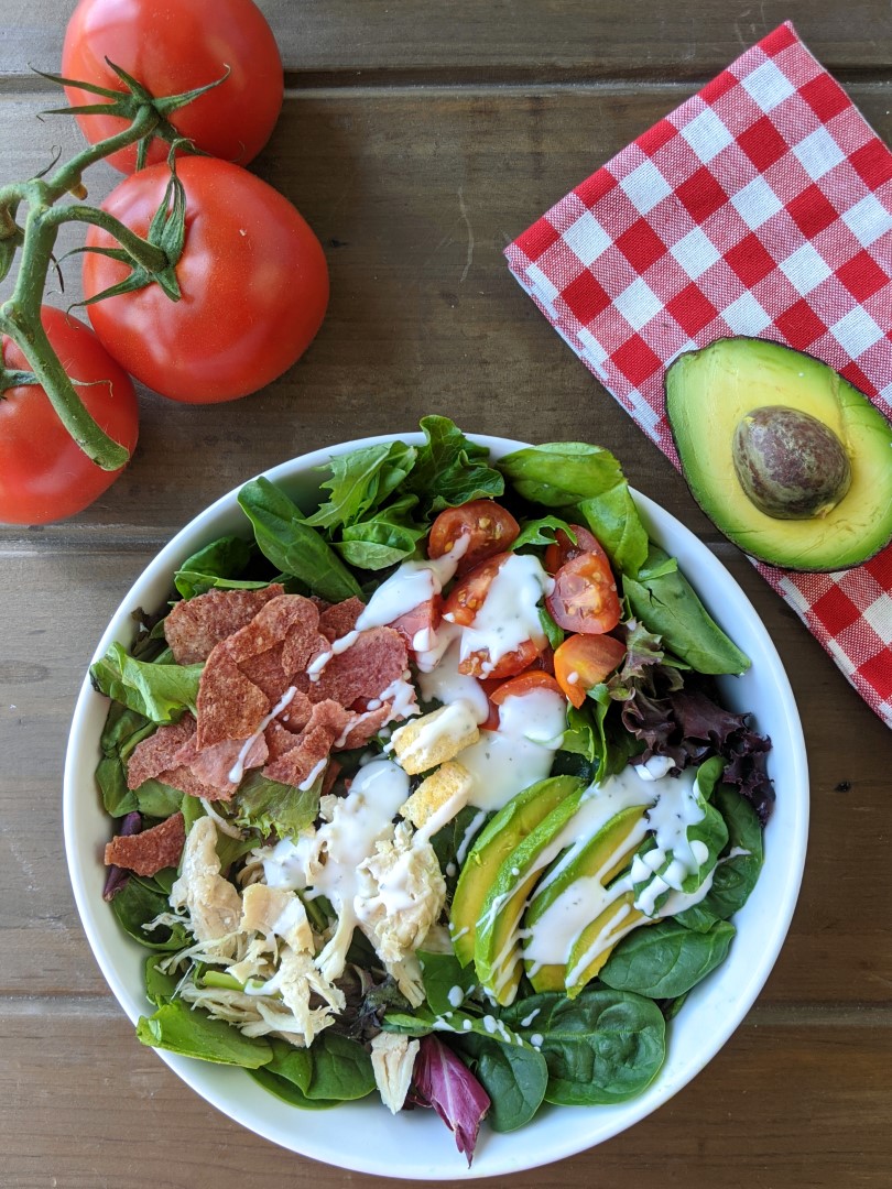 BLT Chicken Salad {5 Minute high protein meal idea!} - Health Beet