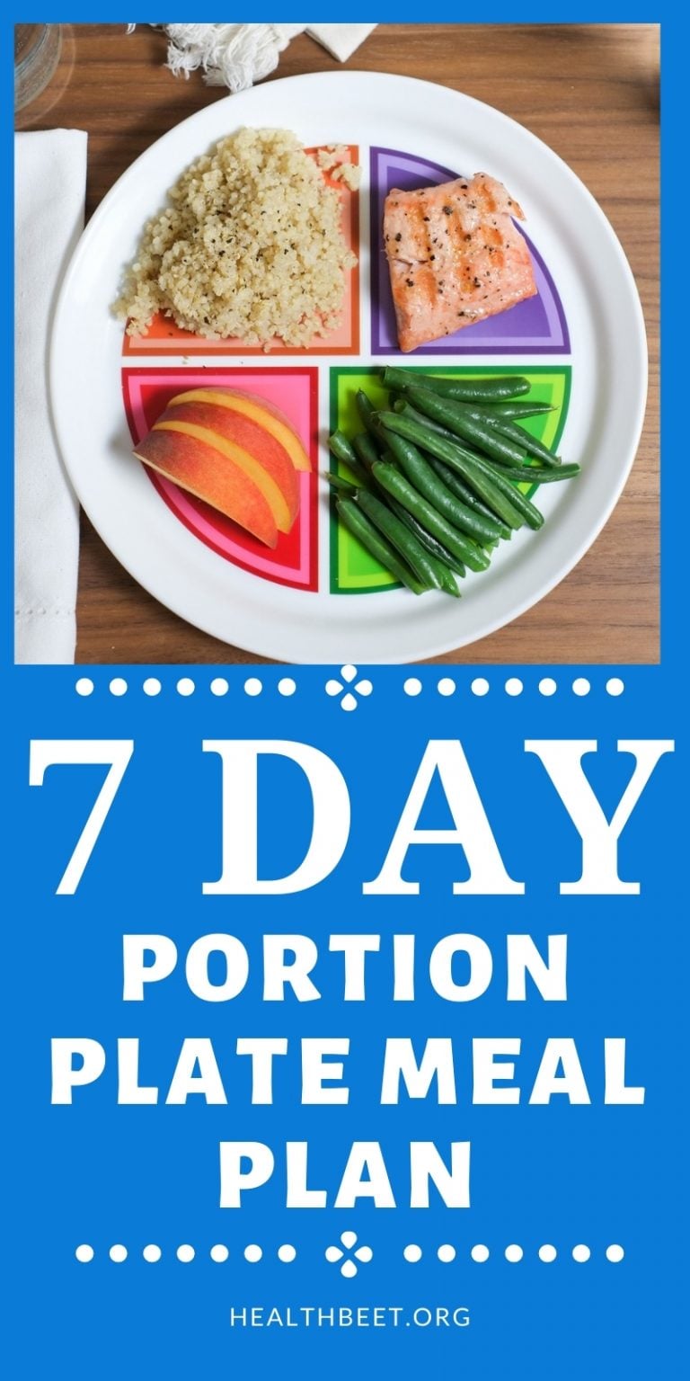 7 Day Meal Plan with Balanced Meal Plate - Health Beet