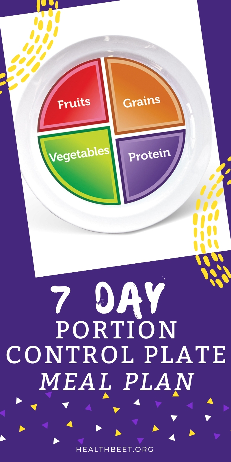 7 Day Meal Plan with Balanced Meal Plate - Health Beet