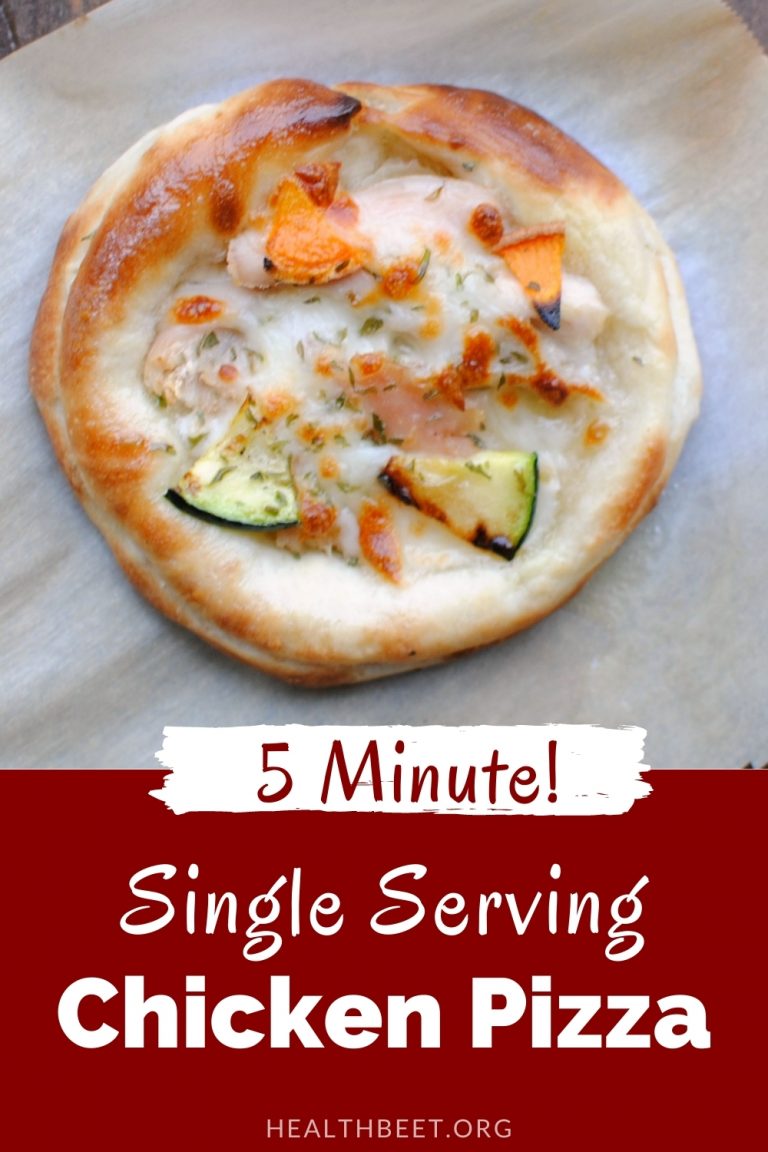 5 Minute Personal Pizza (166 calories) - Health Beet