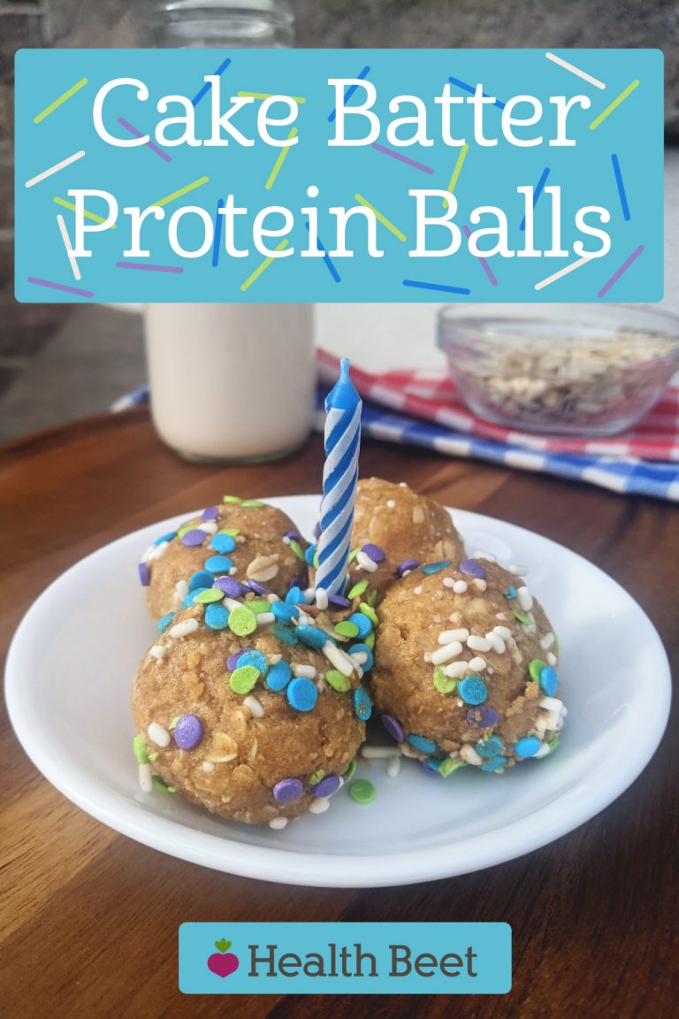 Cake Batter Protein Balls - Health Beet