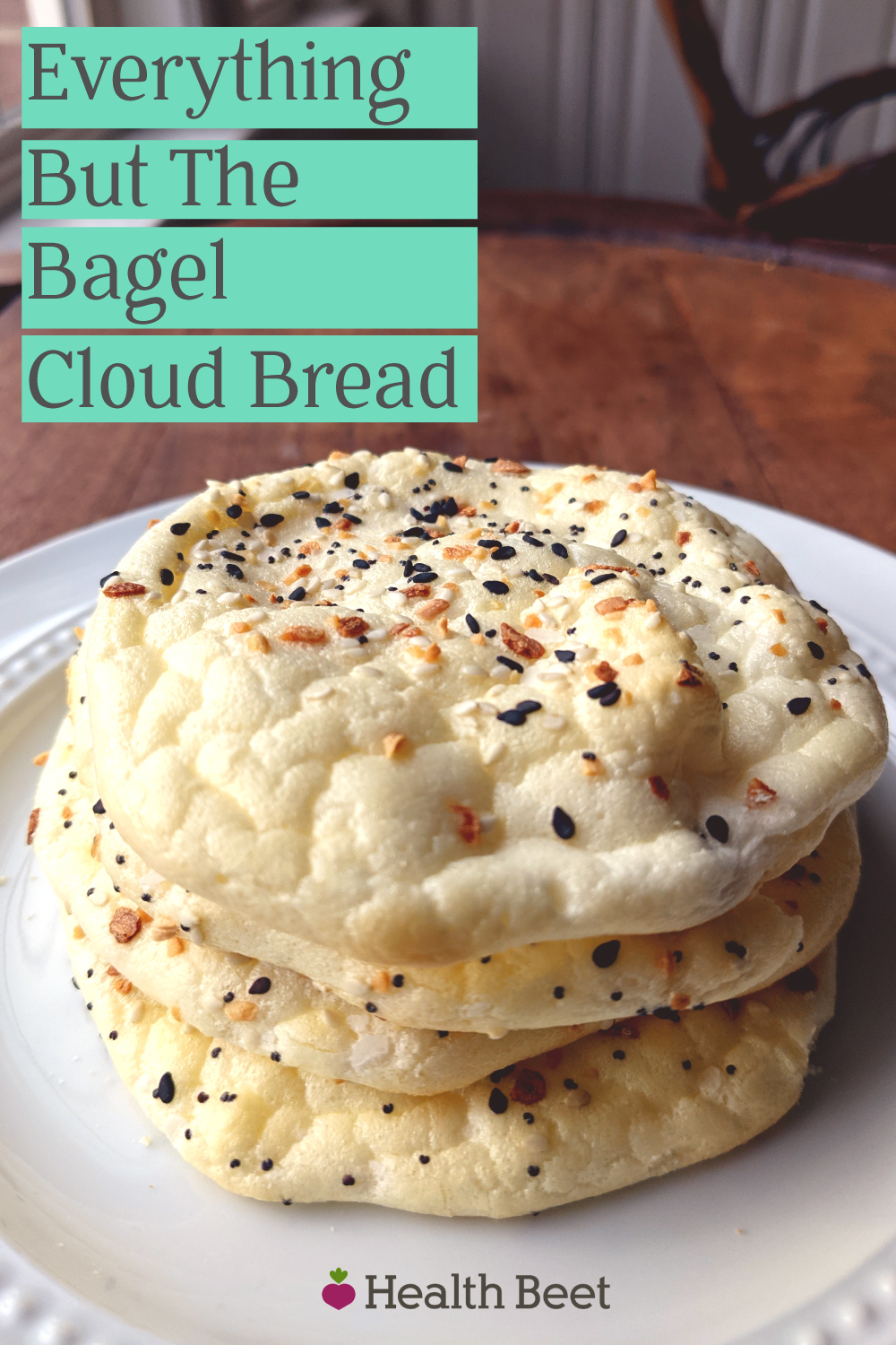 3 Ingredient Low Carb Cloud Bread - Health Beet