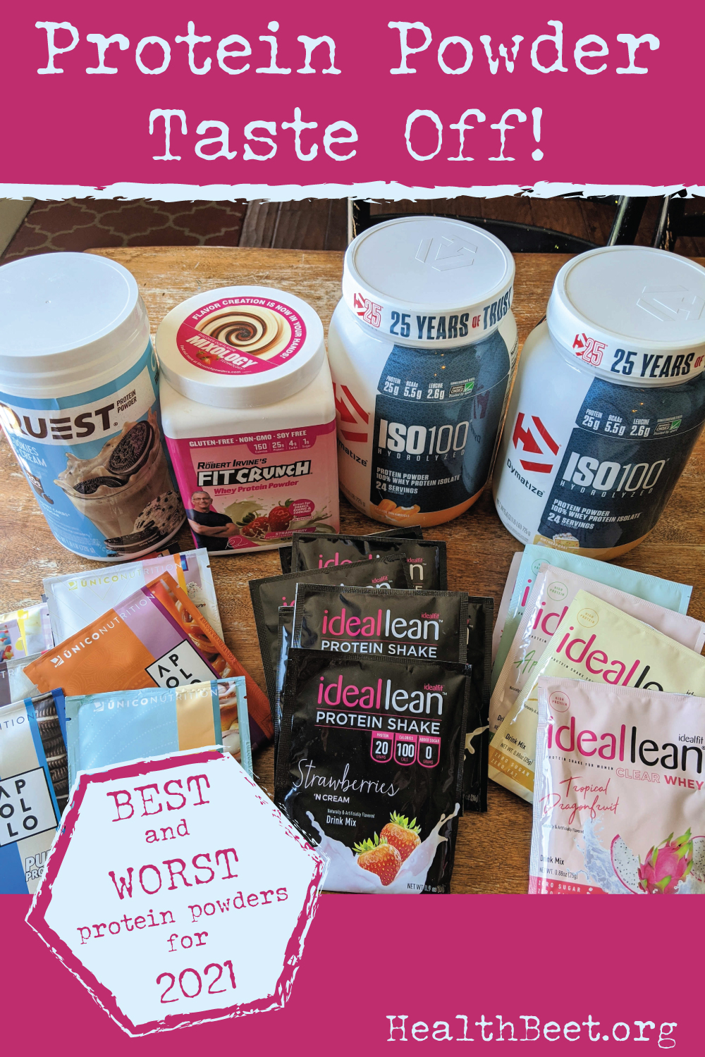 Best Tasting Protein Powder for 2021 {and the worst!} - Health Beet