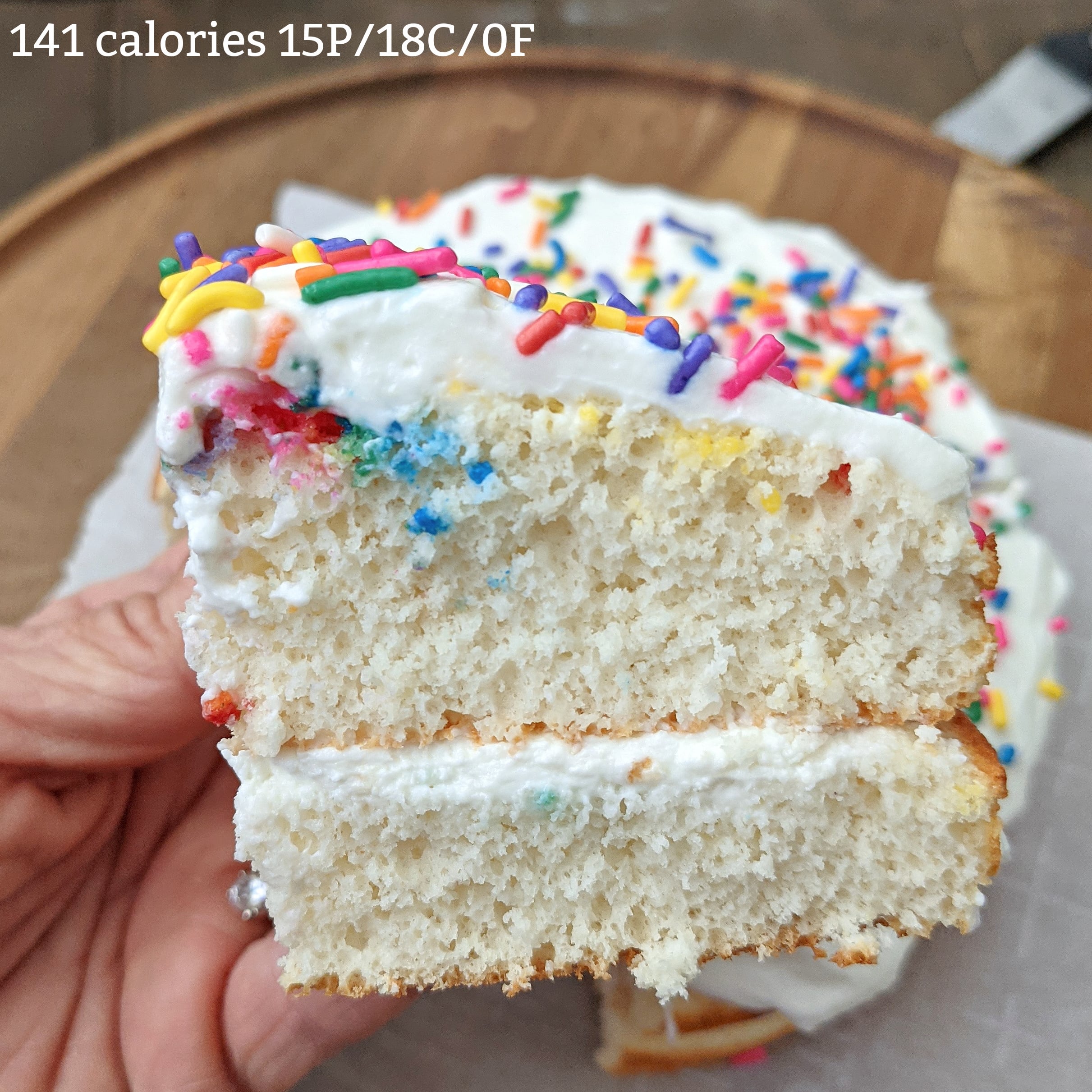Low Sugar, Fat Free, High Protein Birthday Cake - Health Beet