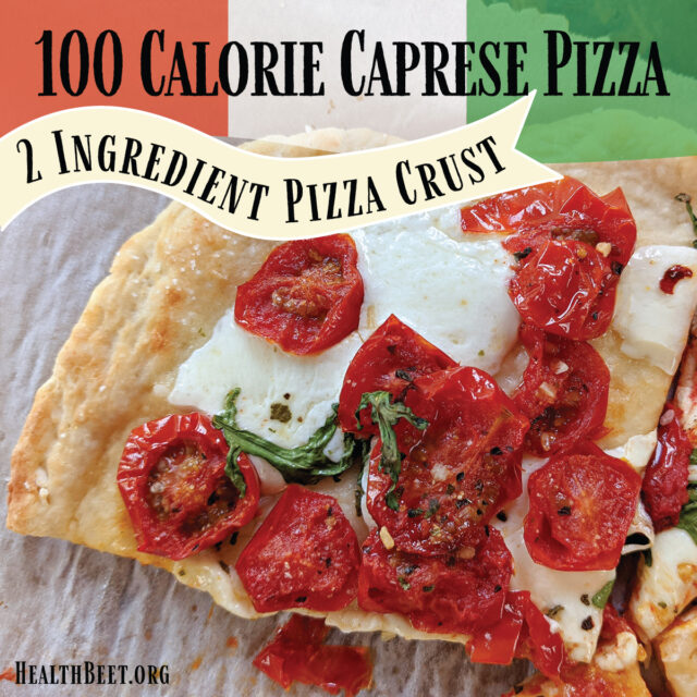 Low Calorie Flat Bread Chicken Parmesan Pizza - Health Beet