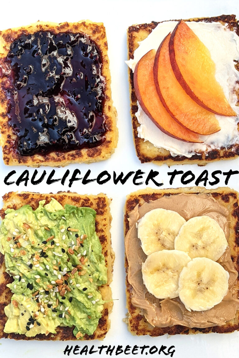 Cauliflower Toast Recipe - Health Beet