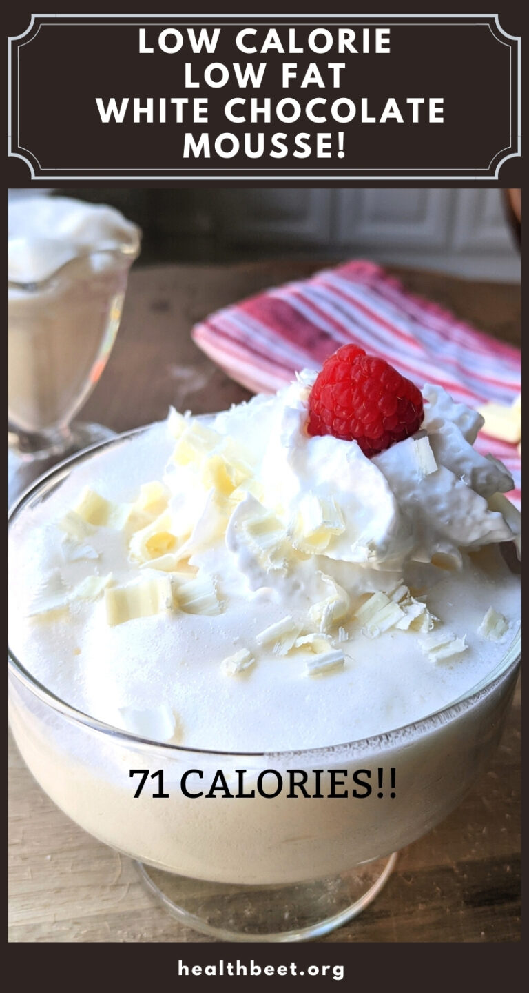 71 Calorie Healthy White Chocolate Mousse - Health Beet