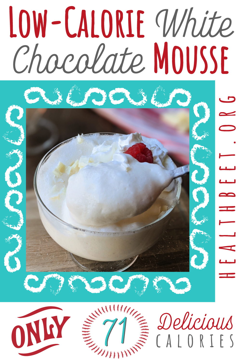 71 Calorie Healthy White Chocolate Mousse - Health Beet