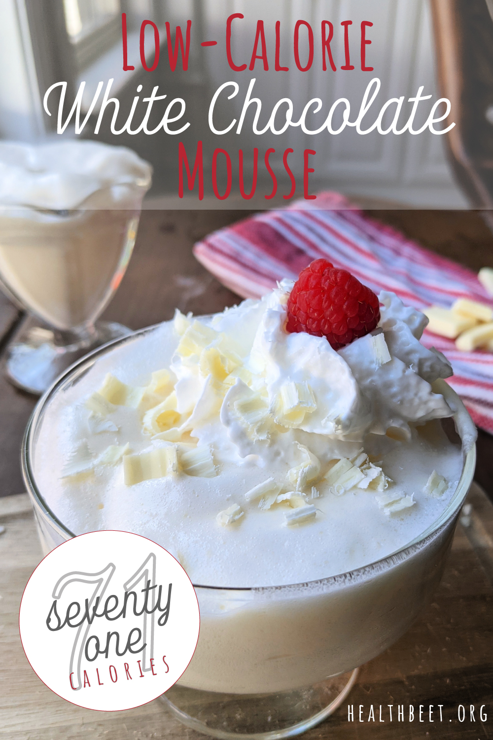 71 Calorie Healthy White Chocolate Mousse - Health Beet