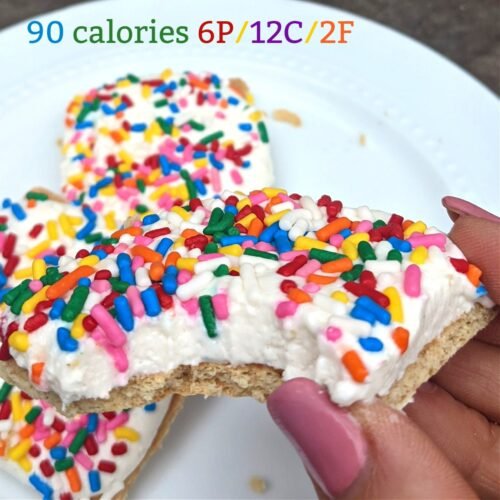 Low Calorie Vanilla Protein Graham Cracker Squares - Health Beet