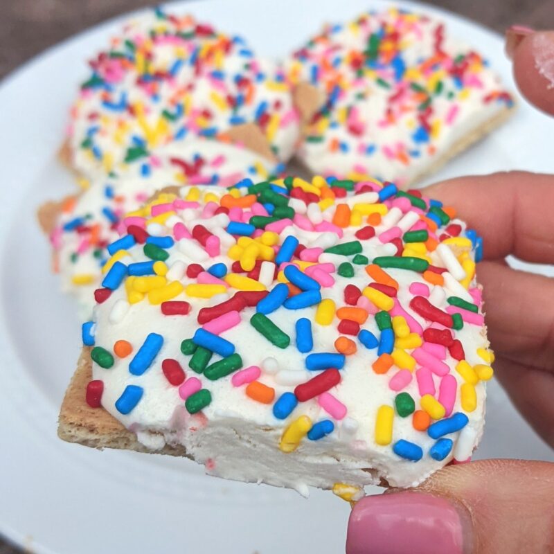 Low Calorie Vanilla Protein Graham Cracker Squares - Health Beet