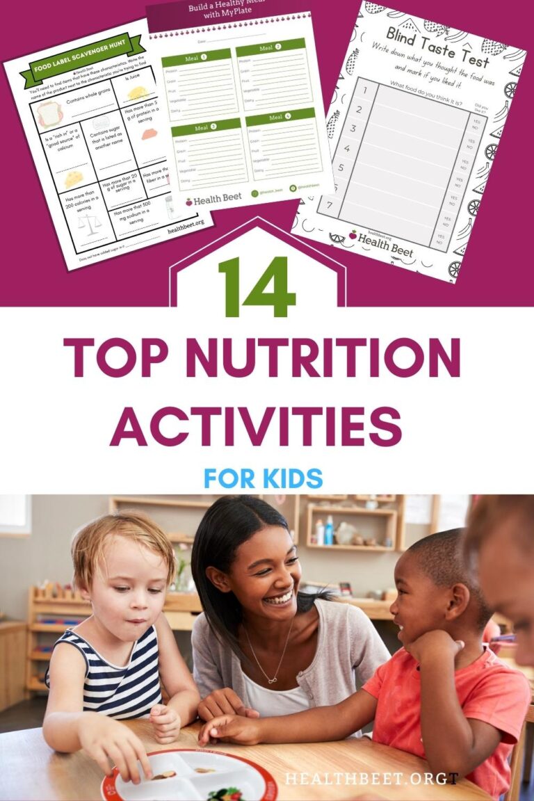14 Engaging Nutrition Activities and Games for Kids {with worksheets ...