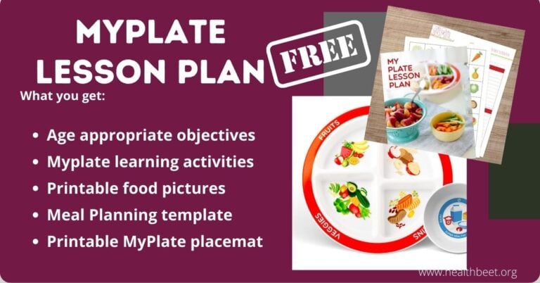 Free MyPlate Lesson Plans - Health Beet