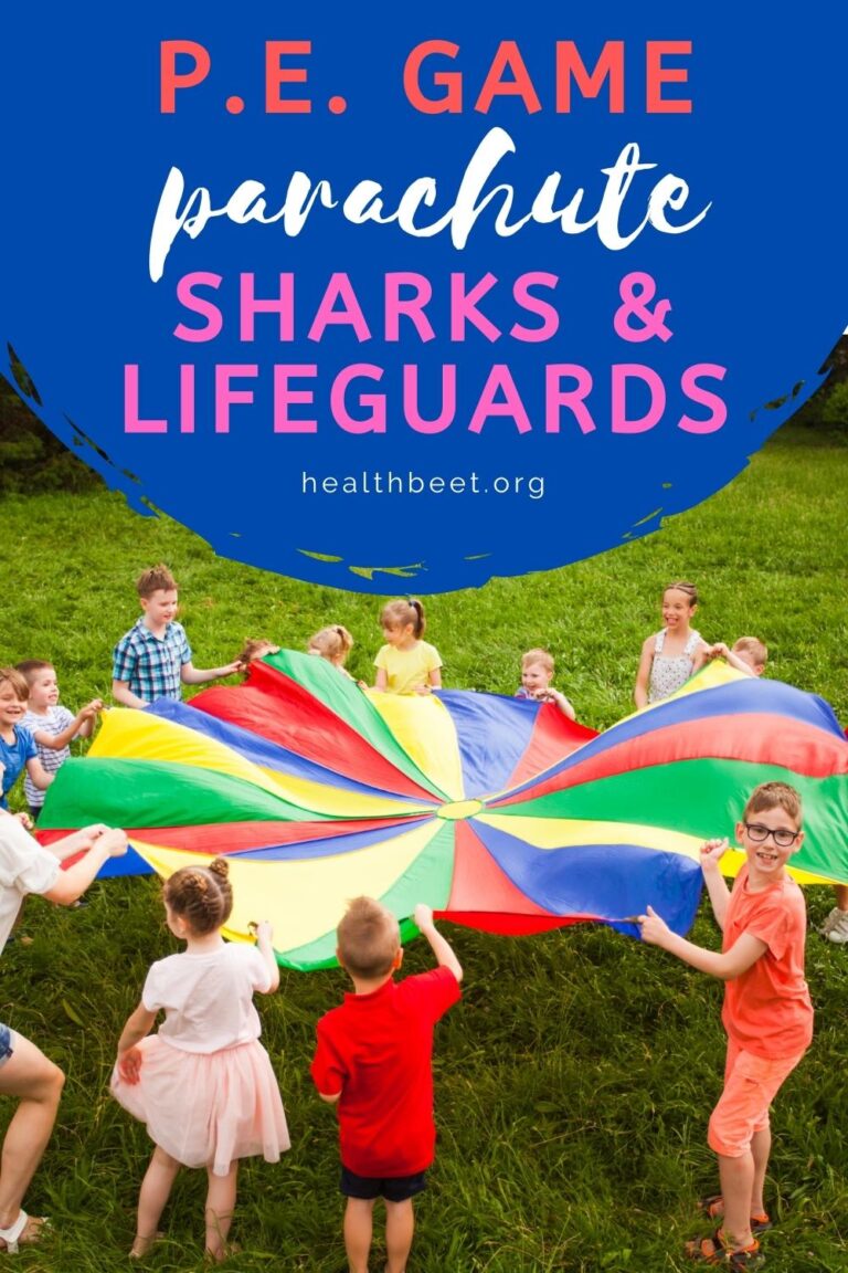 PE Parachute Game: Sharks and Lifeguards - Health Beet