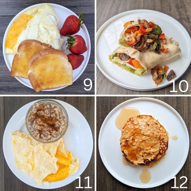 12 Low Calorie Breakfast Meals for Weight Loss (350 calories 40P/30C ...