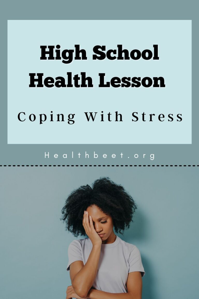 Coping with Stress: Health Education Lesson Outline - Health Beet