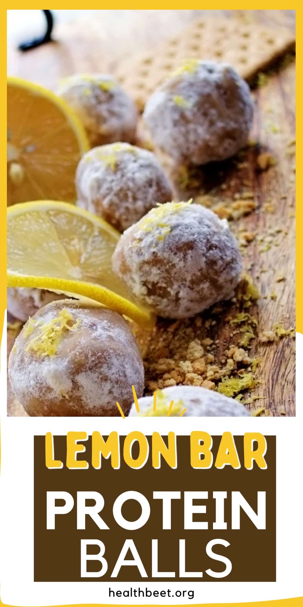 Delicious Lemon Bar Protein Balls - Health Beet