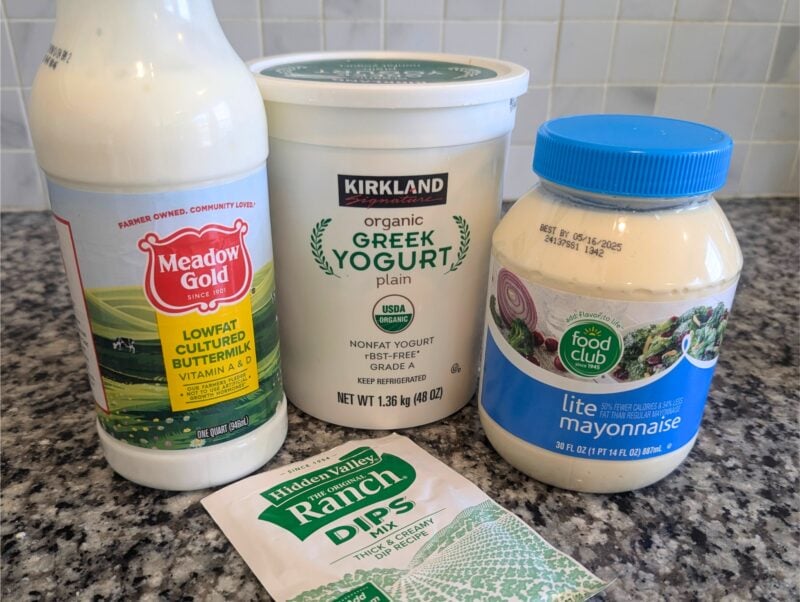 Thick and Creamy Low Calorie Ranch Dressing Recipe {11 calories per ...