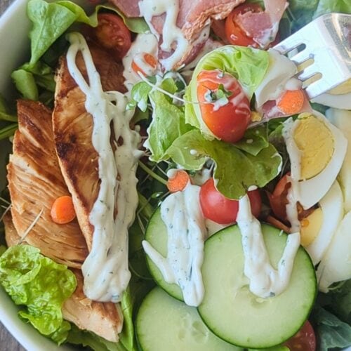 Thick and Creamy Low Calorie Ranch Dressing Recipe {11 calories per ...