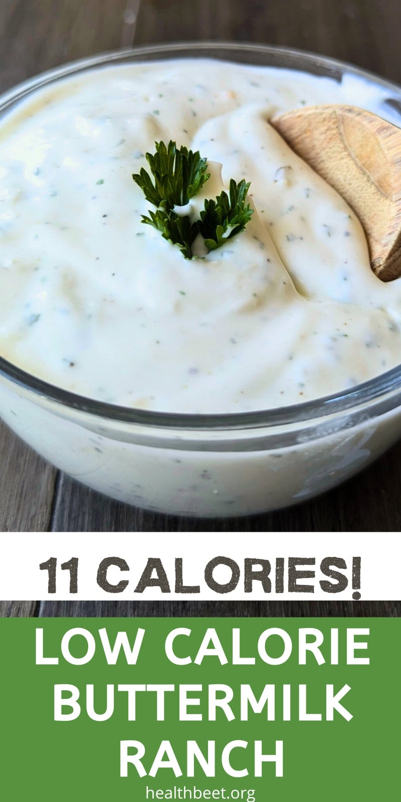 Thick and Creamy Low Calorie Ranch Dressing Recipe {11 calories per Tablespoon} - Health Beet