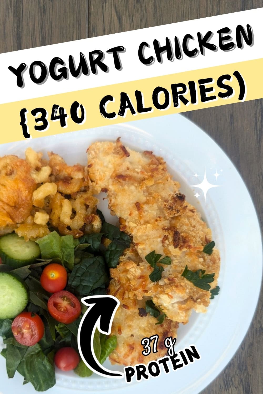 Protein-Packed Yogurt Parmesan Chicken Recipe for One | Low-Calorie ...