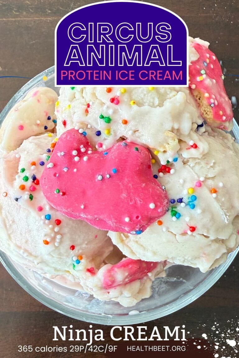 3 Ingredient Circus Animal Protein Ice Cream {Ninja CREAMi} - Health Beet