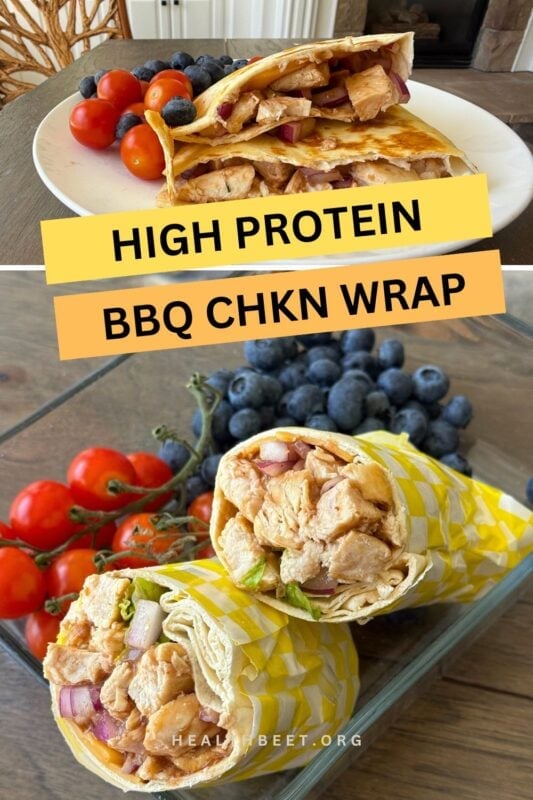 Flavorful BBQ Chicken Wrap - Health Beet