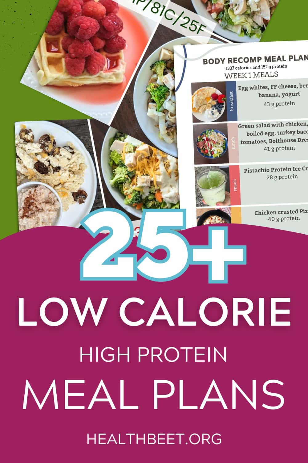 Healthy Meal Plans for weight loss and nutrition